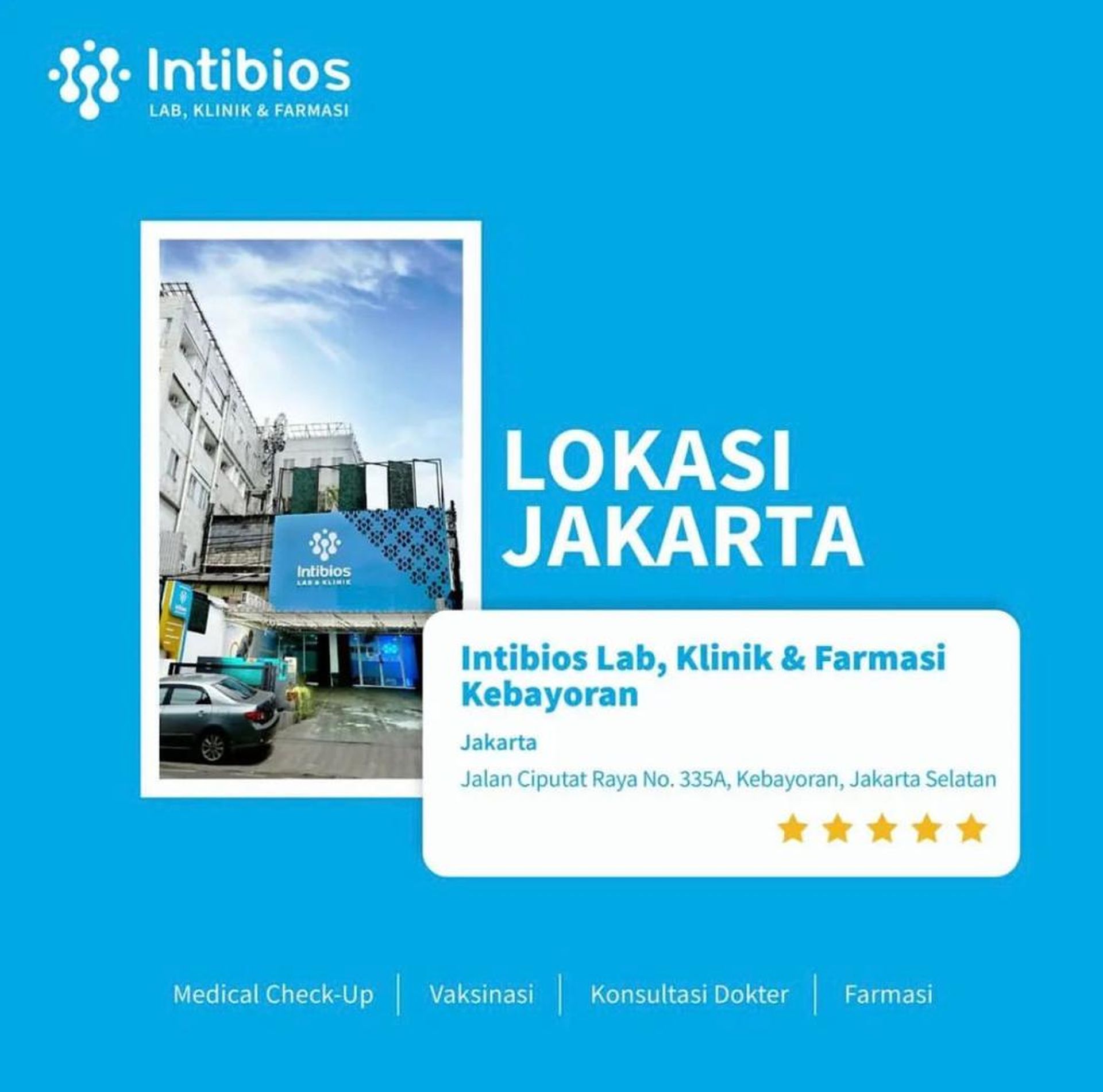 Staff Marketing Klinik Surabaya Jobs at Intibios Lab, Klinik & Farmasi ...