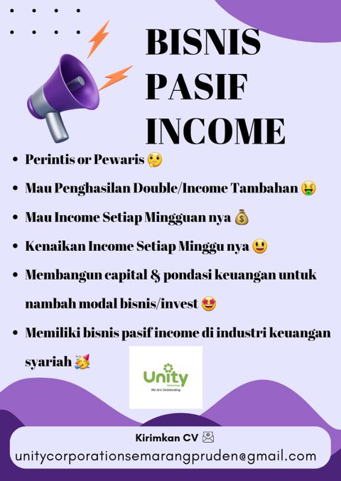 Unity Corporation Semarang Career Information 2026 | Glints TapLoker